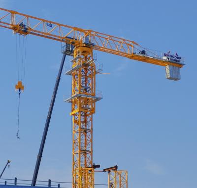 China 0~200M Height 16Tons Self Erecting Tower Crane With Embedded Legs for sale