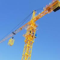 China Flat Top Tower Crane 60m Jib Eco-friendly VFD Control for sale