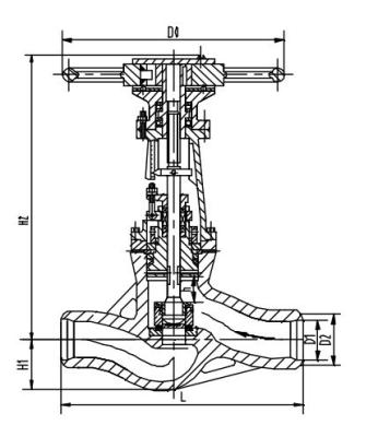 China Chromium Nickel Steel Electric Valve Actuator, Check Value J61Y-32 for sale
