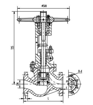 China Chromium Molybdenum Alloy Steel Electric Valve Actuator, Check Value J41Y DN80 DN100 for sale