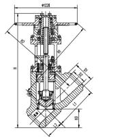 China Chromium Nickel Steel Electric Valve Actuator,  Stop Value J65Y-32 DN300 DN350 for sale