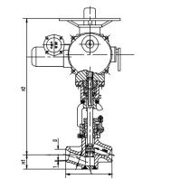 China Integral Die Forging Power Station Valve, Electric Actuator J961Y DN40 DN50 for sale