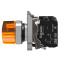 China Schneider Electric Rotary Pushbutton with Illuminated Switch XB4BK125B5 DPST-NO/NC Circuit and 3A at 24V Rated Current for sale