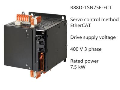 China 1S Servo Drive Omron EtherCAT Type 7.5KW Three Phase 400VAC R88D-1SN75F-ECT R88D-1SN30F-ECT for sale