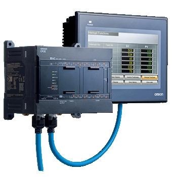 China Omron CP2E Programmable Logic Controllers CP2E-E14DR-A design to support data collection and communication for sale