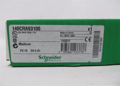 China Schneider Modicon Quantum PLC 140CRA93100 500VDC COAXIAL CENTER AND GROUND for sale
