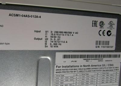 China ACSM1-04AS-012A-4 MOTION CONTROL FREQUENCY CONVERTER UL OPEN TYPE B FRAME for sale