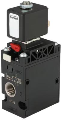 China Burkert Type 6518 3/2-Way Solenoid Valve for Pneumatic Automation Systems for sale