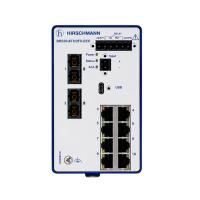 China Hirschmann BRS20-8TX/2FX-EEC Managed Industrial Ethernet Switch | 8TX + 2FX Fiber for sale