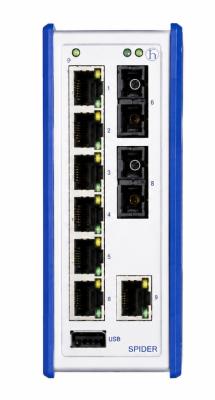 China HIRSCHMANN SPR20-7TX/2FS-EEC INDUSTRIAL ETHERNET SWITCH | 7 RJ45 + 2 SC FIBER UNMANAGED DIN RAIL SWITCH for sale