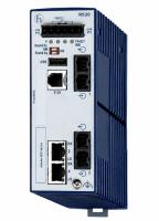 China Hirschmann RS20-0400M2M2SDAEHC Rugged Industrial Network Infrastructure Switch for Control Systems for sale
