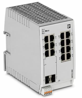 China Phoenix Contact FL SWITCH 2214-2SFX 1006188 Industrial Ethernet Switch | 14-Port Managed Switch with 2 SFP Fiber Ports for sale