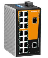 China Weidmüller IE-SW-VL16-16TX ValueLine Unmanaged Industrial Ethernet Switch 16-Port RJ45 Fast Ethernet | 1241000000 for sale