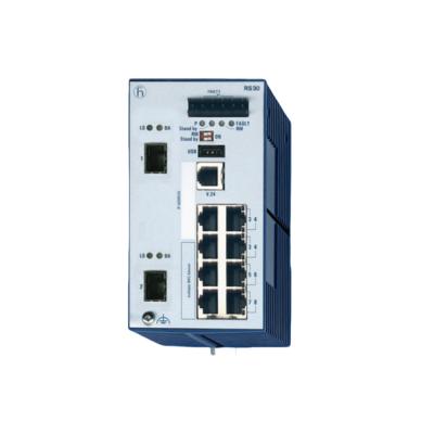 China Hirschmann RS30-0802O6O6SDAEHC Managed Industrial Switch for Real-Time Data Transmission Networks for sale