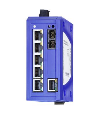 China Hirschmann SPIDER-SL-20-06T1S29999SY9HHHH Industrial Unmanaged Ethernet Switch 6 RJ45 + 1 SC Singlemode Fiber DIN Rail for sale