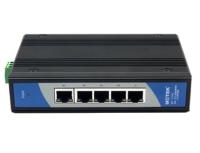 China UOTEK UT-6405 5-Port Unmanaged Industrial Ethernet Switch, 10/100Mbps DIN Rail Mount for sale