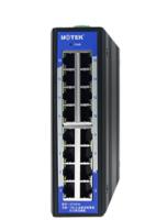 China UOTEKUT-6516 16-Port Unmanaged Industrial Ethernet Switch 10/100M DIN-Rail Wide Temperature Network Switch for sale