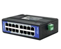 China UOTEKUT-6516 16-Port Unmanaged Industrial Ethernet Switch 10/100M DIN-Rail Wide Temperature Network Switch for sale