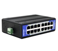 China UOTEKUT-6516 16-Port Unmanaged Industrial Ethernet Switch 10/100M DIN-Rail Wide Temperature Network Switch for sale