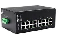 China UOTEK UT-6516E 16-Port 100M Industrial Ethernet Switch with Enhanced Lightning Protection for sale