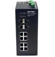 China UOTEK UT-66408GM 8GE+4G Full Gigabit Managed Industrial Ethernet Switch L2 Network Management Switch for sale