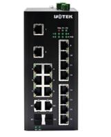 China UOTEK UT-6218-2GSFP-POE 16+2G Gigabit PoE Switch | Fiber Uplink Industrial Ethernet Switch for sale