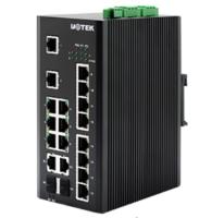 China UOTEK UT-6218-2GSFP-POE 16+2G Gigabit PoE Switch | Fiber Uplink Industrial Ethernet Switch for sale
