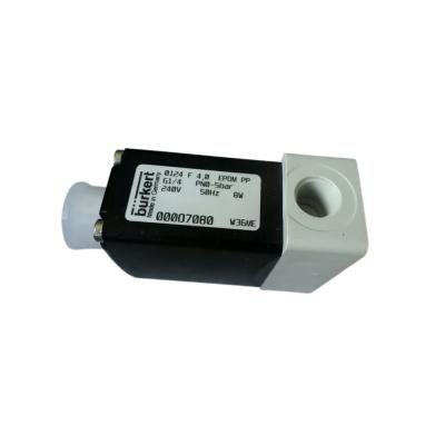 China Burkert 0124 Armature Solenoid Valve 2/2 Way Direct Acting Electromagnetic Valve for Industrial Fluid Control for sale
