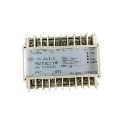 China Zhonghe  BSQ015C Vibration Severity Transmitter | 4-20mA Output | Online Vibration Monitoring Equipment for Rotating Machinery for sale