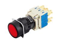 China Round / Square Digital Speed Indicator Diameter φ16mm With Color Push Button for sale