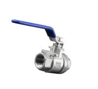 China Heavy Duty Two Piece Power Station Valve Screw Port Internal Thread Water Type 304/316 for sale