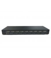 China USB DC12V 8 Port B Female DVI KVM Switch With Audio SW814D for sale