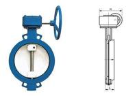 China RVHXRVCX non rising stem resilient seated gate butterfly power station valve 1.0MPa for sale