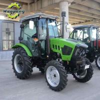 China 4WD Agricultural Tractor 80 HP Wheel Tractor Euro 5 Standard for sale
