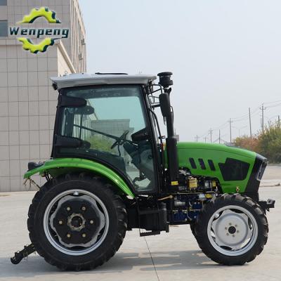 China 70HP Wheel Agricultural Tractor With Cab Air Conditioning for sale