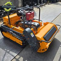 China Cutting Width 1000mm Crawler Remote Control Lawn Mower for sale