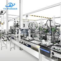 China Custom Stainless Steel Small Assembly Line Adjustable Speed For Bottle Products for sale