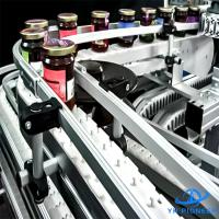 China 900mm Adustable Height Bottle Handling Conveyors With Stainless Steel Structure for sale