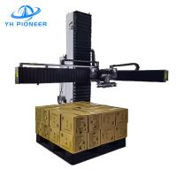 China Efficient and Flexible Beer Palletizing System with Aluminum Construction for Easy Integration for sale