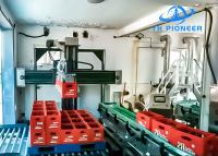 China Efficient and Flexible Beer Palletizing System with Aluminum Construction for Easy Integration for sale
