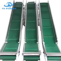China Inclined Bag Conveyor Systems With Canvas Belt For Industrial Material Handling for sale