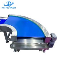 China PU Turning Belt Conveyor Packing Machine , Material Handling Conveyor Custom Length for sale