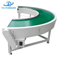 China PU Turning Belt Conveyor Packing Machine , Material Handling Conveyor Custom Length for sale