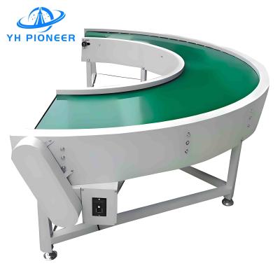 China PU Turning Belt Conveyor Packing Machine , Material Handling Conveyor Custom Length for sale