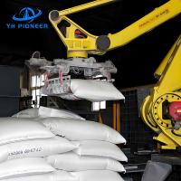 China Carbon Steel Automatic Bag Palletizer Machine 4 axis 6 axis For Heavy Duty Bagging for sale