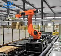 China 120KG Load Individual Box Palletizer Machine , Steel Frame Automatic Case Palletizer for sale