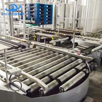 China Modular Pallet Rotary Roller Turntable 1200mm x 1200mm Customizable Layouts for sale
