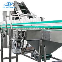China Hygienic Design Pressureless Bottle Transport Conveyor With Enhanced Friction Materials for sale