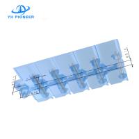 China Low - Maintenance Single Hinge Chain - 810 with High - Friction Rubber Strips for Gentle Material Handling for sale