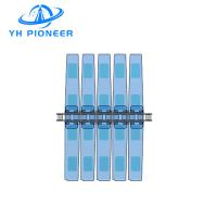 China Flexible Sideflex Rubber Top Turning Chain Plate With Roller For Conveyor System for sale